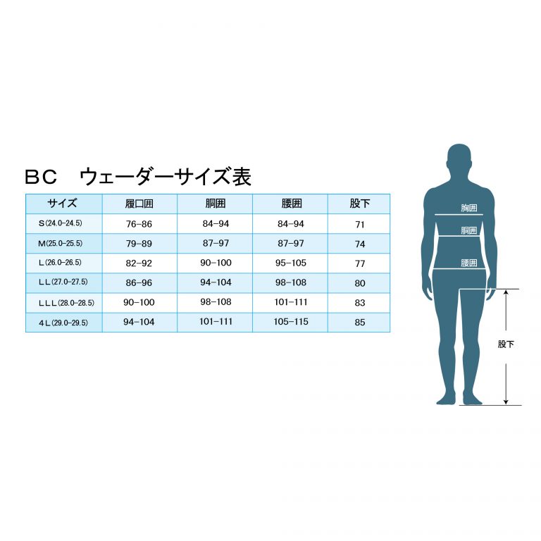 BC-102 ウエストハイウェーダー| 商品一覧 |阪神素地株式会社